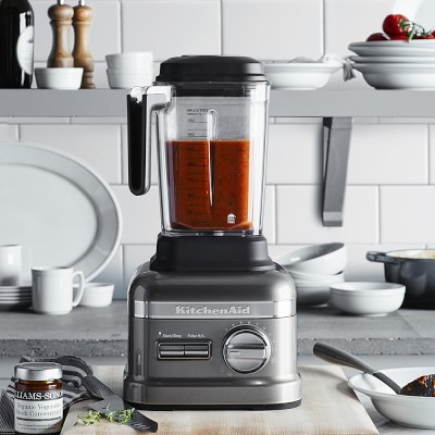 Williams Sonoma Fall 2017 Catalog KitchenAid R Pro Line R Series Blender with Thermal Control Jar Medallion Silver