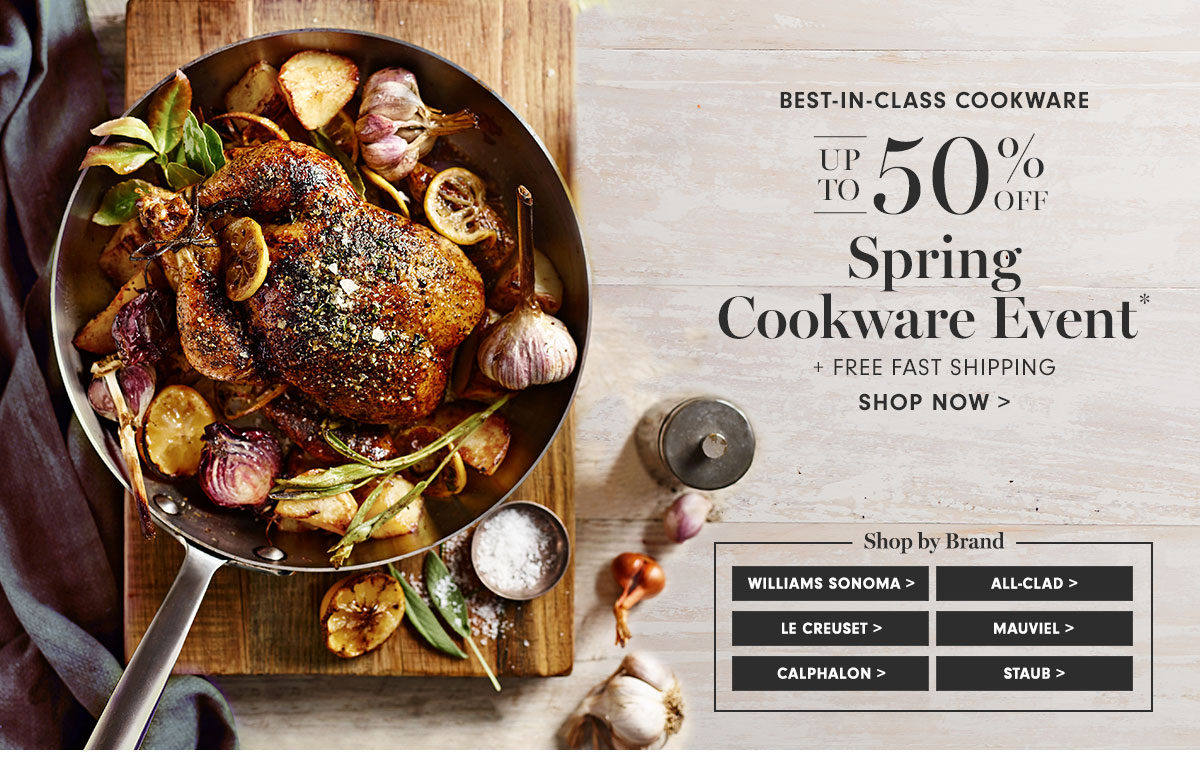 Cookware, Cooking Utensils, Kitchen Decor & Gourmet Foods | Williams Sonoma