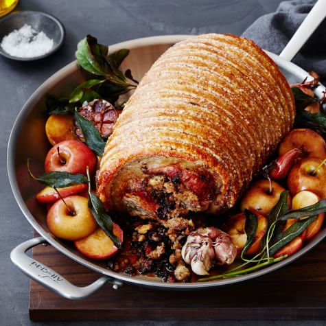 Porchetta with Dried Fruit Stuffing | Williams Sonoma