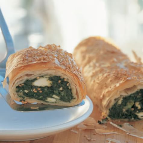 Spinach-Feta Filo Roll | Williams Sonoma