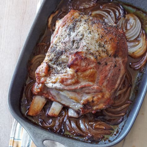 Roasted Veal Breast with Green Olives and Thyme | Williams Sonoma