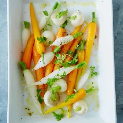 Braised Baby Root Vegetables | Williams Sonoma