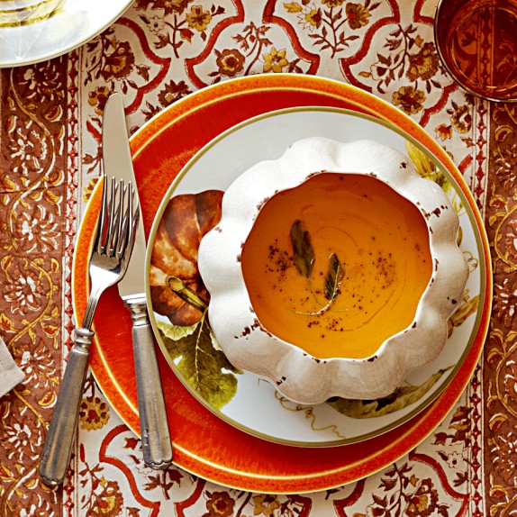 Botanical Pumpkin Salad Plates | Williams Sonoma