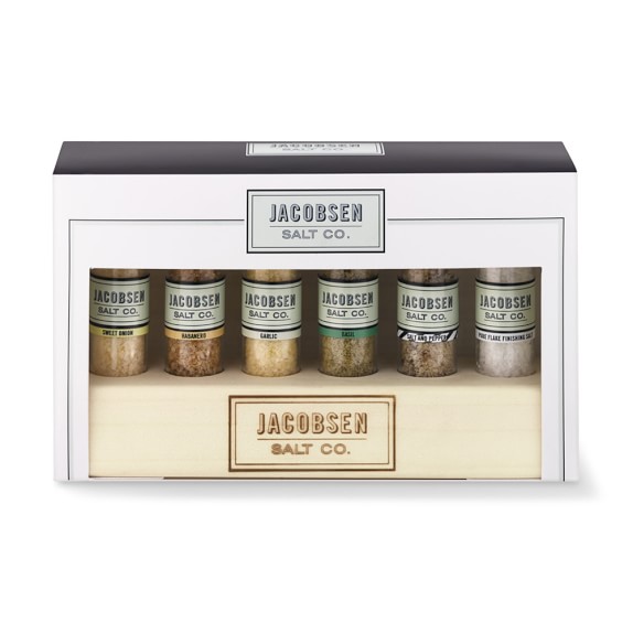 Jacobsen Salt Co. Set of 6 Vials with Holder | Williams Sonoma