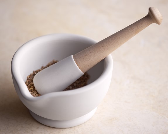 Porcelain Mortar & Pestle | Williams Sonoma
