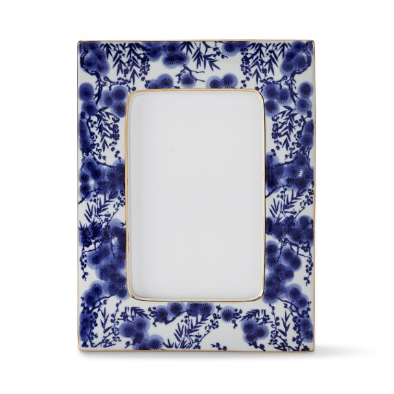 Blue and White Ceramic Frame | Williams Sonoma