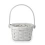 White Rattan Easter Basket with Liner | Williams Sonoma