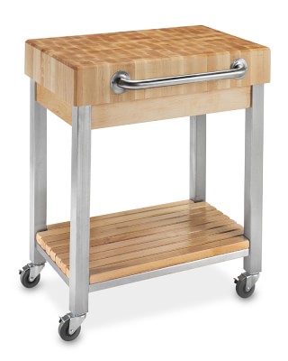 John Boos End-Grain Butcher Block Classic Kitchen Cart | Williams Sonoma