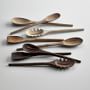 Williams Sonoma Walnut Wood Spoons, Set of 4 | Williams Sonoma