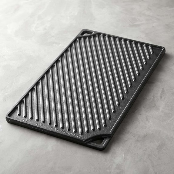 Lodge Cast-Iron Reversible Grill & Griddle Pan | Williams Sonoma