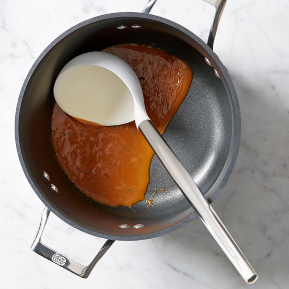 Williams Sonoma Stainless-Steel Silicone Ladle | Williams Sonoma