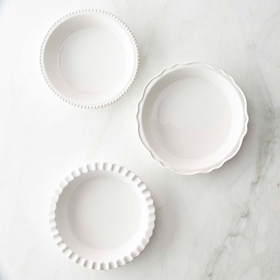 Williams Sonoma Stoneware Pie Dish, Set of 3 | Williams Sonoma