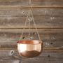 Hanging Copper Planter | Williams Sonoma