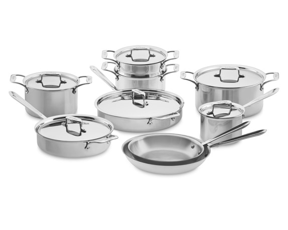 All-Clad d5 Stainless-Steel 15-Piece Cookware Set | Williams Sonoma