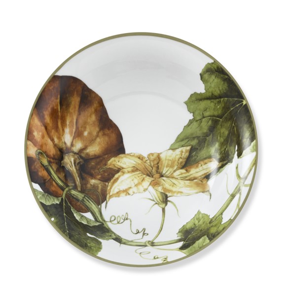 Botanical Pumpkin Dinner Plates | Williams Sonoma