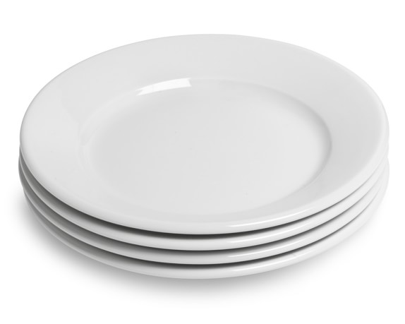 Apilco Tradition Porcelain Bread & Butter Plates | Williams Sonoma