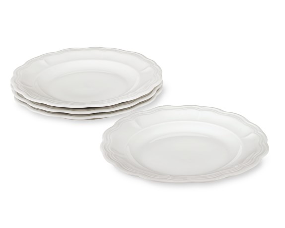 Pillivuyt Queen Anne Porcelain Dinner Plates | Williams Sonoma