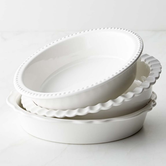 Williams Sonoma Stoneware Pie Dish, Set of 3 | Williams Sonoma