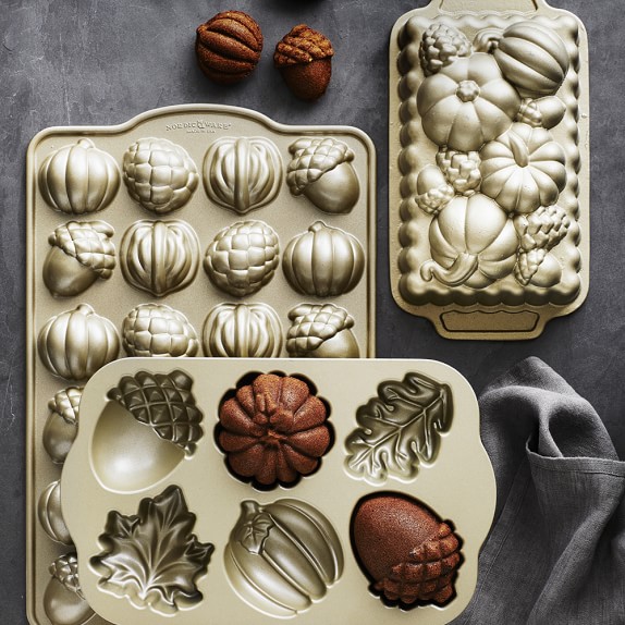 Nordic Ware Fall Cakelet Pan | Williams Sonoma