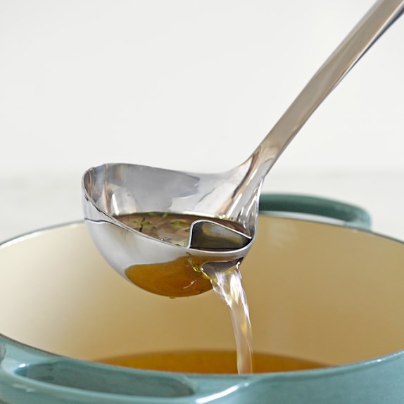 Williams Sonoma Signature Stainless Steel Fat Skimming Ladle | Williams ...