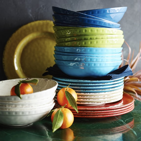 Rustic Outdoor Melamine Dinner Plates | Williams Sonoma
