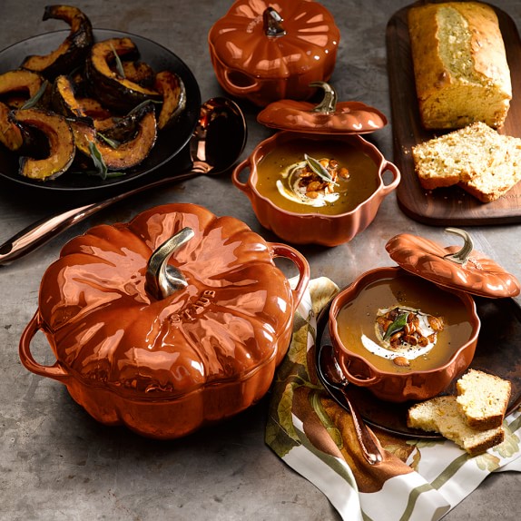 Staub Ceramic Stoneware Pumpkin Cocotte | Williams Sonoma