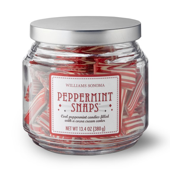 Williams Sonoma Chocolate-Filled Peppermint Snaps | Gourmet Chocolate ...