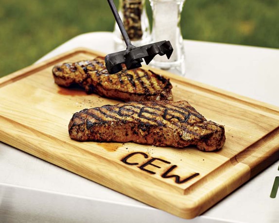 Monogrammed Steak Brand & Carving Board | Williams Sonoma
